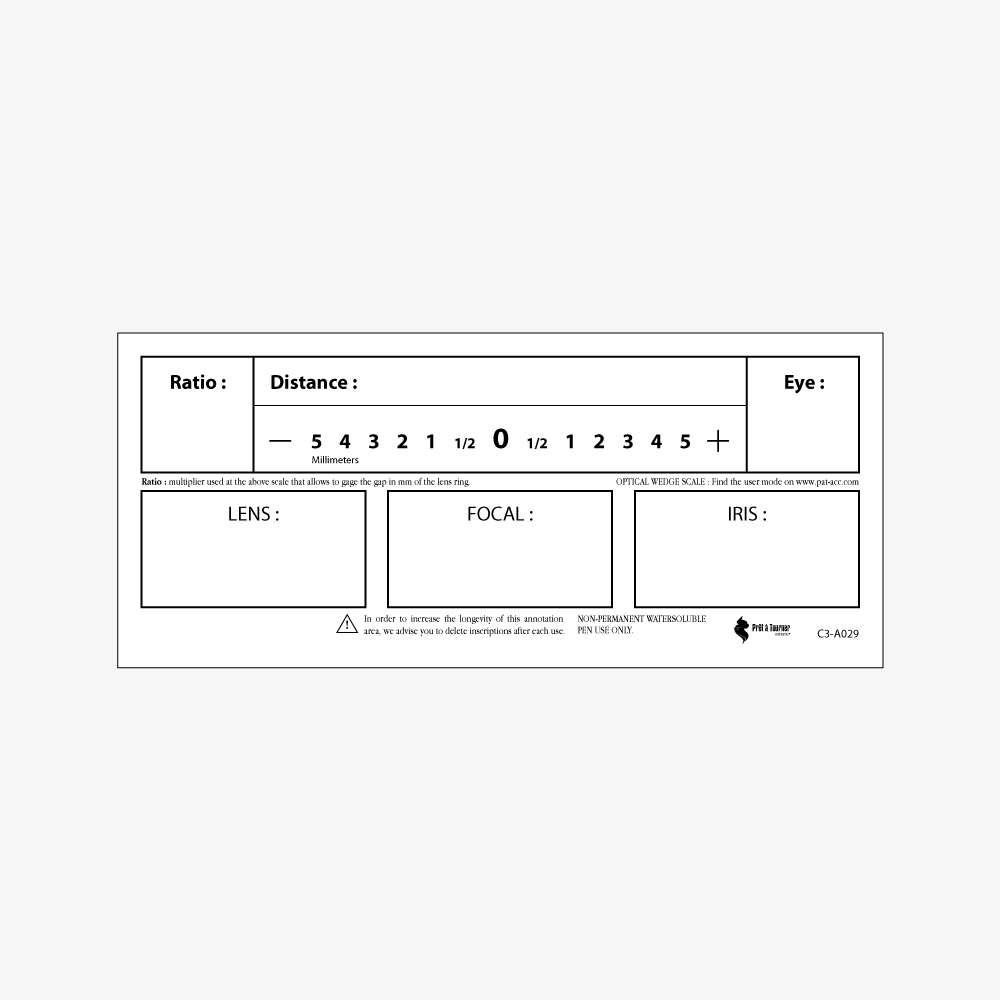 Optical wedge scale - Topcare Laserwork